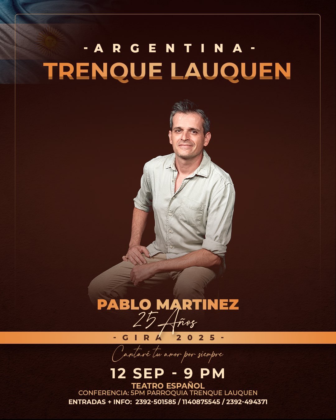 Pablo Martínez: «Cantaré tu amor por siempre» - Cultura para Armar